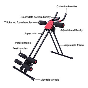 PRODCA Straight Linear Type Powerful Private Fitness Club Abdomen Exerciser Black