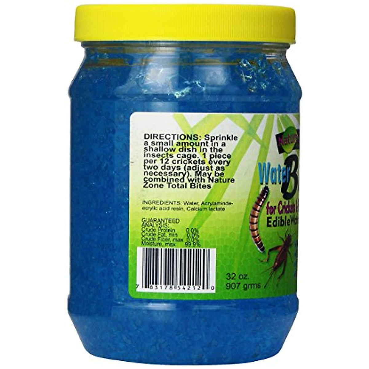 Nature Zone SNZ54212 Water Bites Food with Calcium for Crickets, 32-Ounce