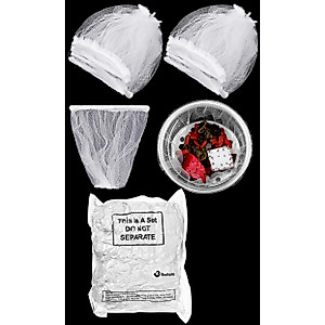 500 Pcs Disposable Mesh Sink Strainer Bags, Kitchen Sink Strainer Filter Mesh Bag Anti Clogging Elastic Kitchen Sink Strainer Mesh Trash Bag, Fits Most Sizes of Sink Strainer (3.9 x 4.3 Inch)