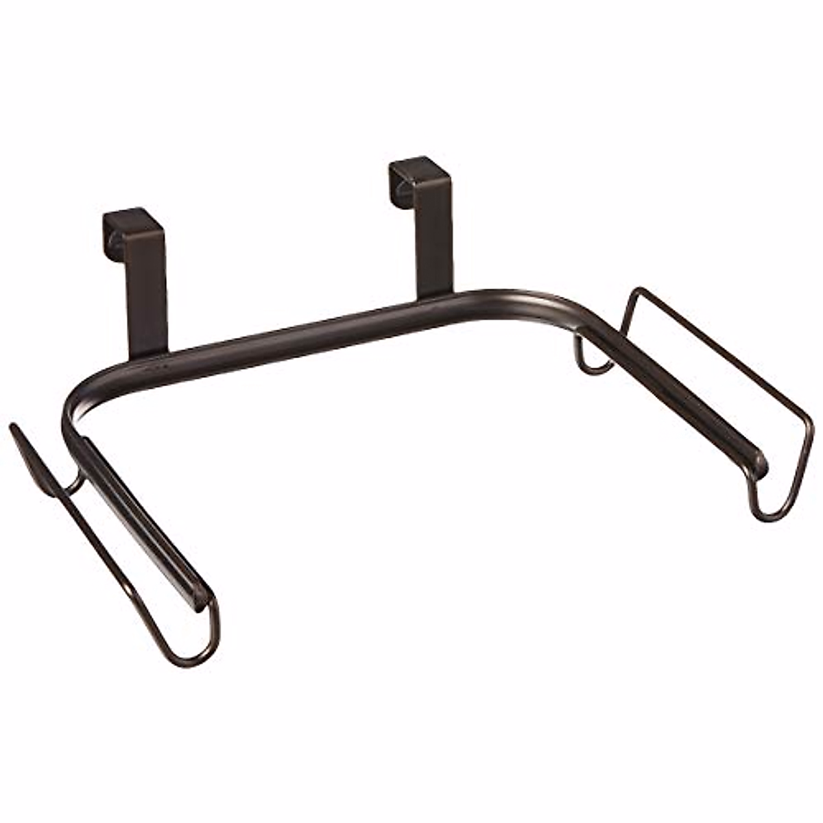 Spectrum Diversified Ashley Over-The-Cabinet-Door Grocery Installation Plastic Recycling & Trash, Under Sink Garbage Bag Holder, Bronze