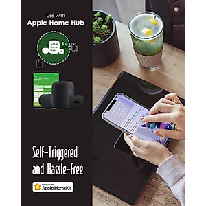 VOCOlinc Door Window Alarm Magnetic Contact Sensor Wireless Smart No Hub Required ONLY Works with Apple HomeKit Home Security Bluetooth Low Energy Remote Access VS1 (2Pack-VS1)