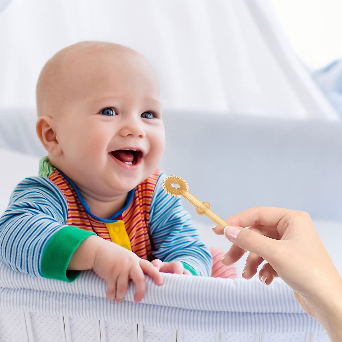 1 Set Toothbrush Portable Toothbrush Silicone Tongue Cleaner Teeth Faster and Safer Light Yellow