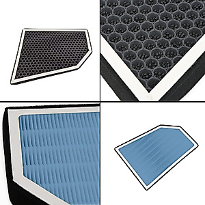 CoolKo Original Custom Fit Cabin Air Filter Replacement Compatible with Tesla Model X
