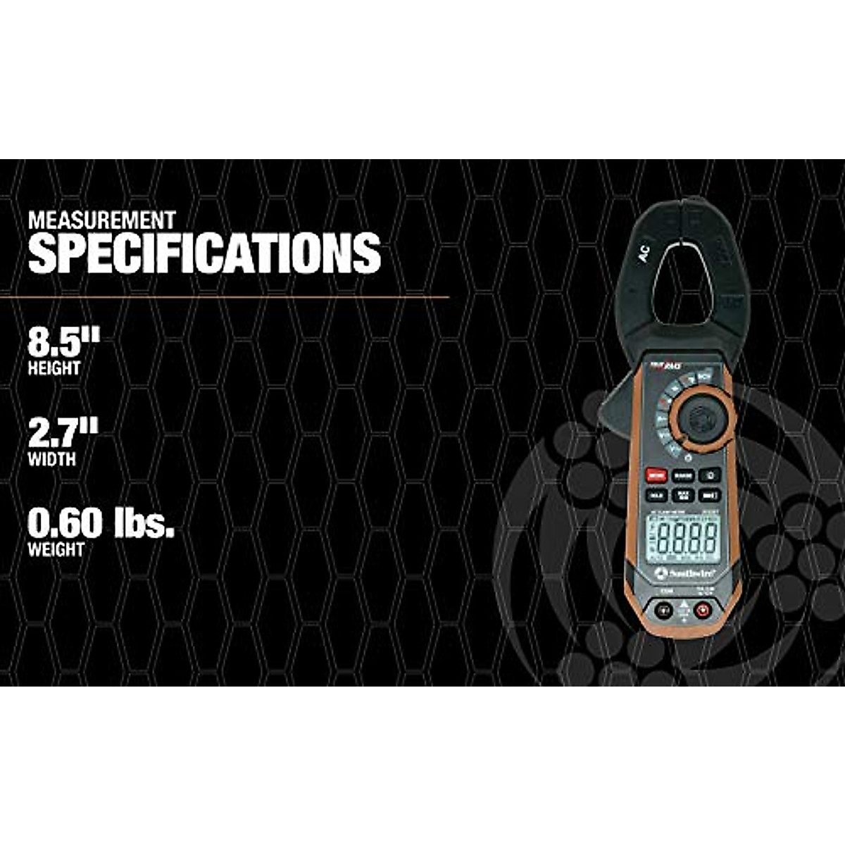 Southwire - 65031640 CLAMP METER; 400A AC/DC 21530T;Black/Brown