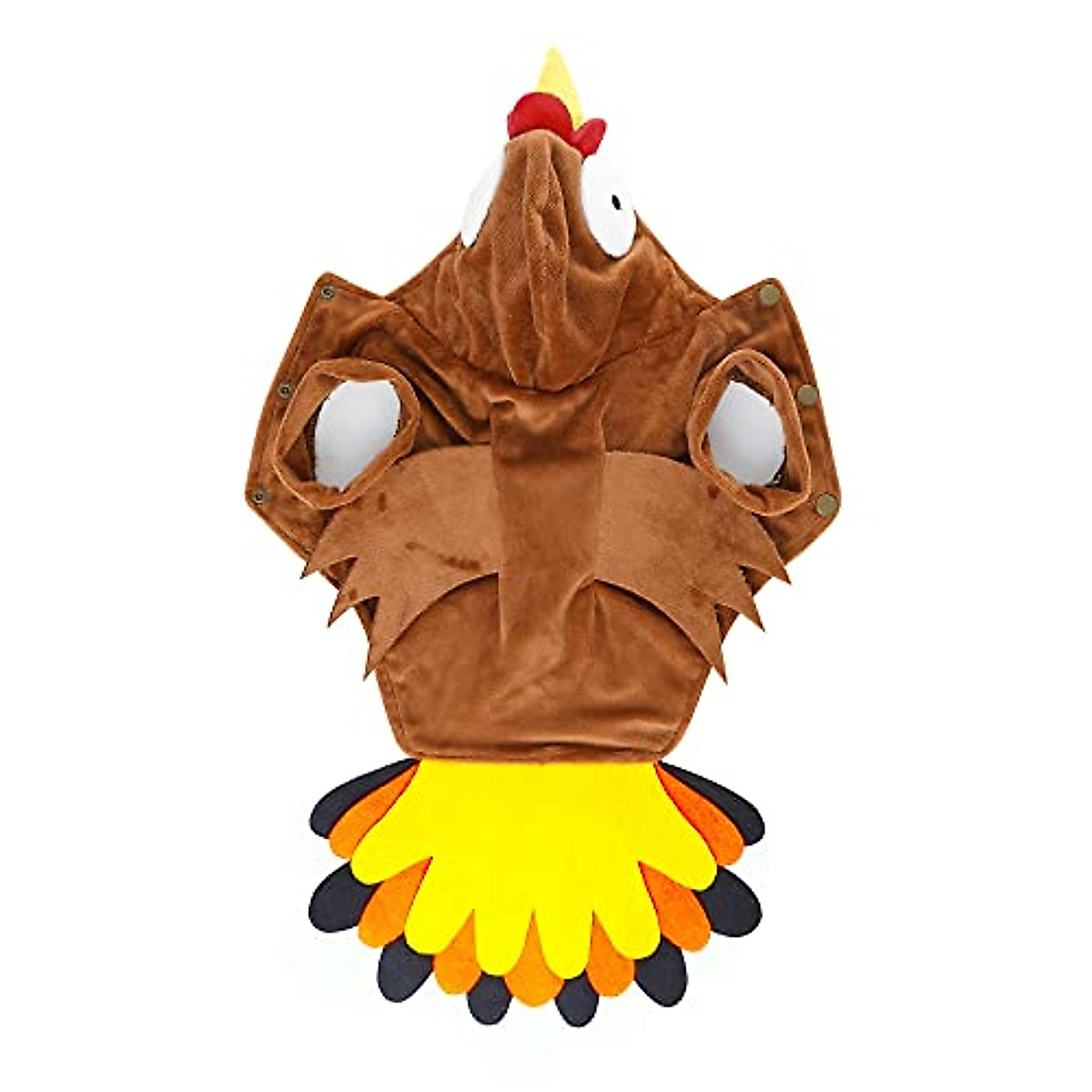 Mogoko Turkey Dog Costumes, Cute Pet Halloween Cosplay Jumpsuit with Hat, Adorable Magician Costume, Apparels Warm Outfits Clothes