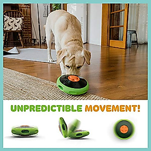 Sniffiz SmellyUFO Durable Interactive Treat Dispensing Puzzle/Enrichment Toy for Dogs - Mind Stimulating Food Game/Slow Feeder/Wobble Toy - from Small Puppies to Large Dogs