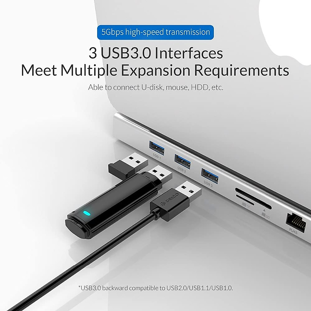 SXYLTNX 10 in 1 Type-c HUB TF&SD Card Reader VGA Mini DP HDMI-Compatible RJ45 PD Charger USB3.1 Laptop Hub