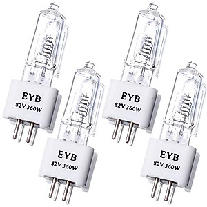 Wadoy EYB 82V 360W Projector Bulb 4 Pack RSE-57 Compatible with Apollo 15000 15002 15009 A1004 A1005 AL1004 AL1005 Overhead Projector Bi-Pin Based Stage & T3.5 Bulb