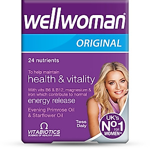 Wellwoman Vitabiotics Advanced Vitamin & Mineral Formula with Evening Primrose & Starflower Oils 30 Capsules