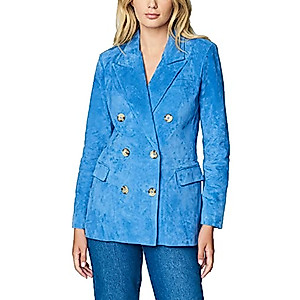 [BLANKNYC] Womens Luxury Clothing Oversized Blazzer with Pockets, Comfortable & Stylish Coat, Riviera, Medium