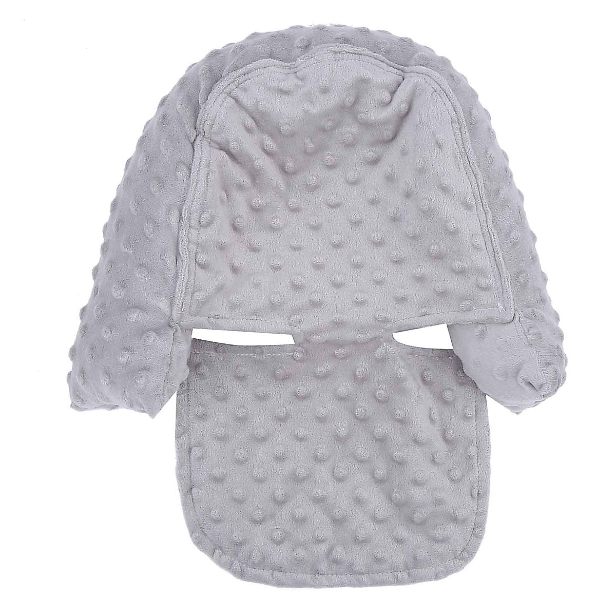 Jiawu Infant Support Pillow, Stroller Cushion, Baby Head Support, for Baby Protecting Child's Head(Grey, Baby headrest)