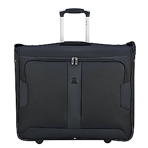 DELSEY PARIS Sky Max Softside Luggage Wheeled Garment Travel Bag, Black, One Size