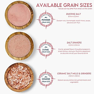 LA SALT CO Kashmir 5 Lbs Pink Himalayan Salt Bulk Jar, Coarse | 100% Pure, Food Grade with 84 Trace Minerals | Kosher Certified, Vegan, Non-GMO, & Cruelty-Free