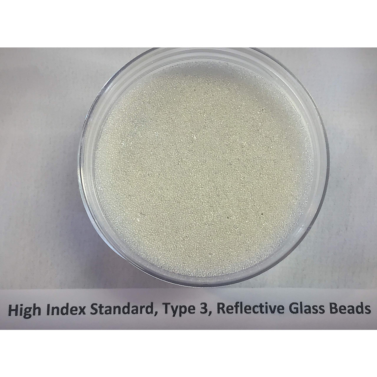 High Index Standard Type 3 Reflective Glass Beads 1 Pound
