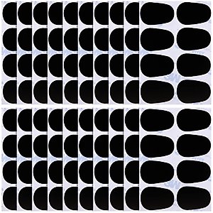 Boao 160 Pieces Saxophone and Clarinet Mouthpiece Cushion Sax Mouthpiece Patches Pads Cushions Thick Rubber 0.8 mm with Strong Adhesive
