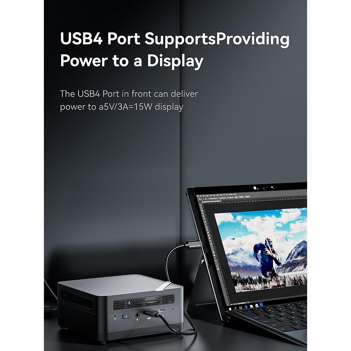 MINISFORUM Venus Series UM690S Mini PC AMD Ryzen 9 6900HX Desktop Computer, DDR5-4800 32GB 1TB PCIe4.0 SSD, 2.5Gbps LAN, 2X 4K HDMI, 1X 8K USB4 Output, Radeon 680M Graphics Micro PC