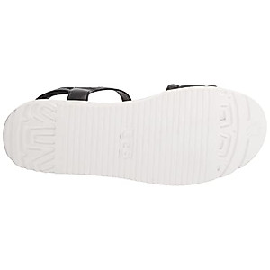 UGG Women's Zayne Ankle Strap Sandal, Black White, 8