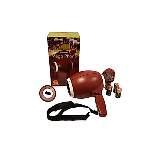 'Barwench Games' Football Shaped Megaphone with Voice, Siren and Built in Bottle Opener!