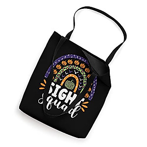 Halloween Sigh Squad Rainbow Optometrist Optician Optometry Tote Bag
