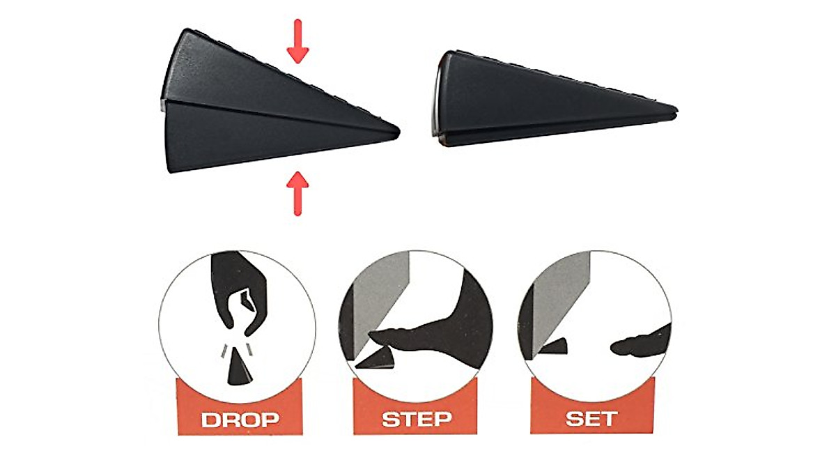Heavy Duty Adjustable Door Wedge - Secure Doors Effortlessly