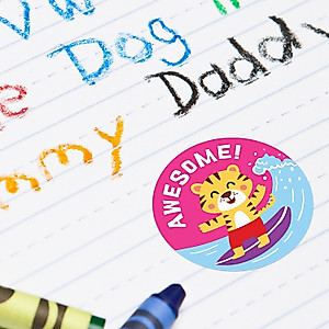 Sweetzer & Orange Reward Stickers for Teachers. 1008 Stickers for Kids in 9 Designs. 1 Inch School Stickers on Sheets. Teacher Supplies for Classroom, Potty Training Stickers, Motivational Stickers