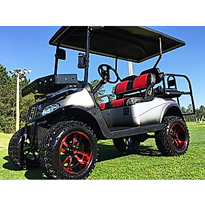 Xislet 2-Straps Portable Speaker Mount, Compatible with Golf Cart Accessories/Bike/Moto/ATV Speaker Strap Holder Fits Attaches Railing/Handlebar/Frame for Bluetooth Wireless Speakers