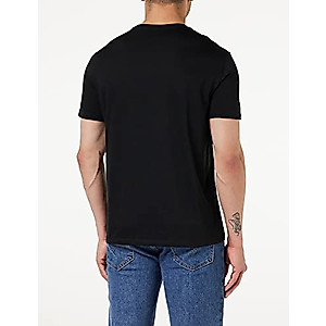 A|X ARMANI EXCHANGE Armani Exchange Men's EST 1991 Logo Tee, Black, Medium