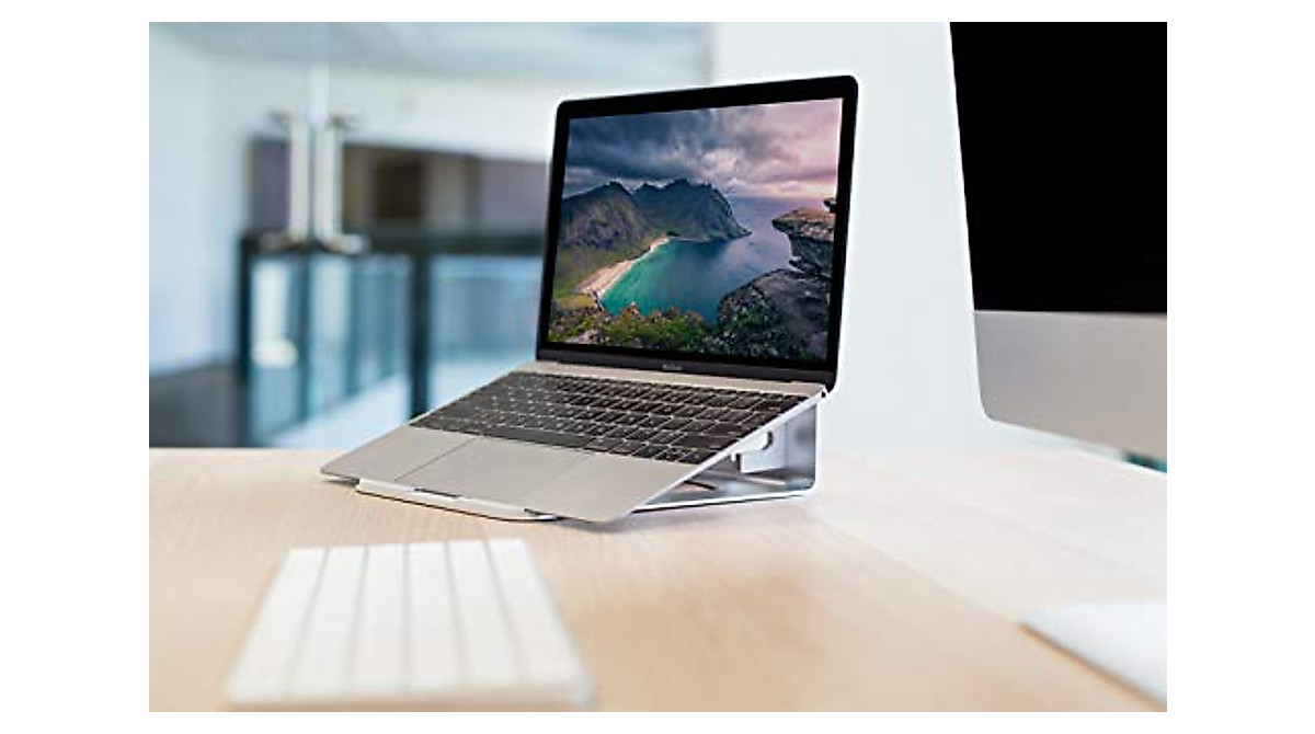 Mount-It! Vertical Laptop Stand for MacBook & More | 2-in-1 Ergonomic ...