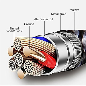 [MFi Certified] iPhone Charger 4Pack(3/6/6/10FT) USB Lightning Cable Nylon Braided Fast Charging iPhone Cord Compatible iPhone14/All iPhones/iPad/iPod