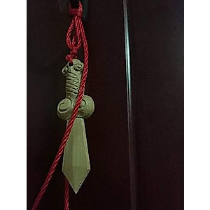 WellieSTR 11 Stlye Feng Shui Protection Amulet - Mini Peach Wood Sword,Knife, Axe, and Pen Pendant (Basic) 护身符 桃木剑 辟邪 转运 学习 (Baby Children's Portable Necklace Pendant)
