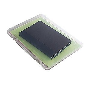 Portable A4 File Box Transparent Plastic Box Office Supplies Holder Document Paper Protector Desk Paper Organizers Case PP Storage Collections Container Magazine Organizers Box Case (1pc(Available Dimension 30 x 21 x 2cm/11.8 x 8.3 x 0.8inch))