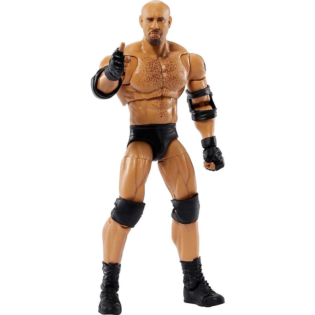 Mattel WWE Ultimate Edition Fan TakeOver Action Figure, Goldberg Collectible Set with Interchangeable Accessories Like Extra Heads & Swappable Hands