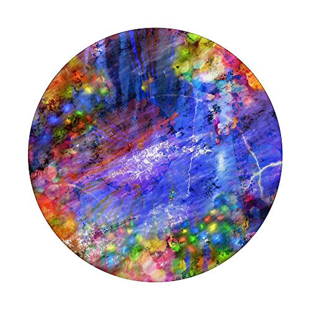 Dark Blue Purple Cellphone Holder for Hand Pop Up Phone Knob PopSockets PopGrip: Swappable Grip for Phones & Tablets