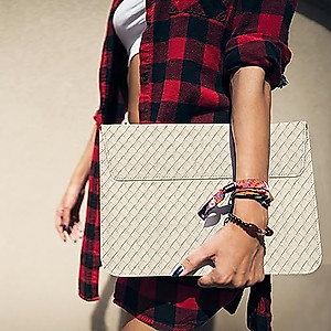 Miwasion Woven Fabric Laptop Sleeve Bag 13-13.6 inch,Compatible with Air 13 inch M2 2022 A2681 M1 A2337 A2179 A1932/Pro 13