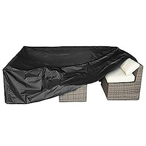 CKCLUU Patio Furniture Set Cover Outdoor Sectional Sofa Set Covers Outdoor Table and Chair Set Covers Water Resistant Large 98 Inch L x 78 Inch W x 32 Inch H