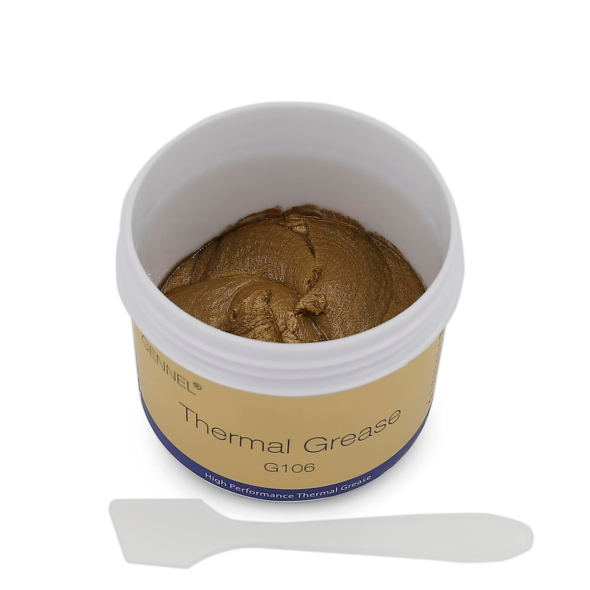 GENNEL G106 100Grams Gold Thermal Paste, Heatsink Paste, Thermal Conductive Compound Grease for GPU CPU Processor LED IC Chipset PS4 Xbox High Performance