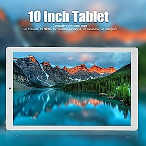 GOWENIC 10 Inch Tablets for Android 11, MT6592 Octa Core Processor, 3GB RAM 64GB ROM, Dual SIM 3G Call Tablet with 8MP Dual Camera, IPS HD Large Screen, 128GB Expand Memory