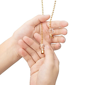 Mkono Hanging Photo Display Pictures Holders with 25 Wood Clips Teen Girl Room Decor Holiday Greeting Card Display Boho Gift for Christmas Home Office Nursery Bedroom Room Dorm, 33" L x 16.5" W