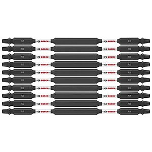 Bosch ITDESQ36B Impact Tough 6 In. Square #3 Double-Ended Bits