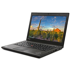 Lenovo ThinkPad T440 Business Laptop, 14in Lightweight Notebook, Dual Core Intel Core i5-4300, 1.90GHz, 8GB RAM, 256GB SSD, Windows 10 Professional (Renewed)