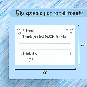 12 Kids Thank You Cards Fill in the Blank - Kids Fill in the Blank Thank You Cards for Kids - Birthday Thank You Cards Kids Birthday - Kids Thank You Notes Kids - Kids Fill in Thank You Cards Kids