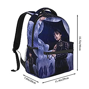 Wednesday Backpack Laptop Backpack Girl Boy Lightweight Backpacks Travel Backpack Men And Women