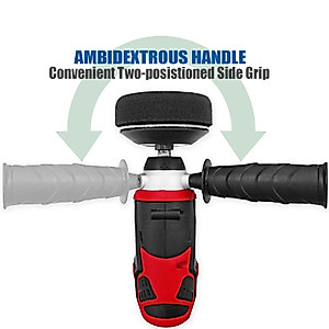 ACDelco G12 Series 12V Cordless 3" Mini Polisher Tool Set with 2 Li-ion Batteries, Charger, and Accessory Kit, ARS1212 (Polisher+Drill Driver)