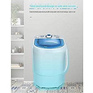 ZLXDP 4.5kg Mini Washing Machine Single Tub Kids Clothes Washer Dryer Small Compact Machine Portable Washer Baby Mini Laundry Machine (Color : EU)