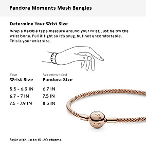 PANDORA Rose Mesh Bracelet