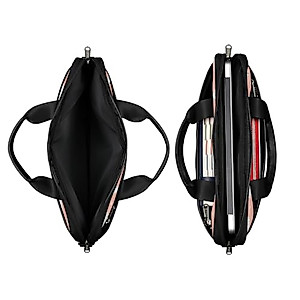 Leaves Cats Laptop Computer Bag Waterproof Shoulder Messenger Bag 13-15 inch Durable Laptop Tote Bag with Shoulder Strap Handle Lightweight Crossbody Briefcase