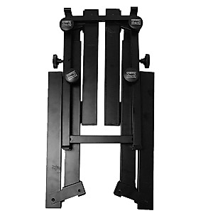 On-Stage KS7365EJ Pro Heavy-Duty Folding-Z Keyboard Stand with 2nd Tier,Black