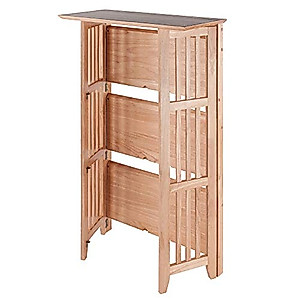 Winsome Wood Mission Shelving, Natural