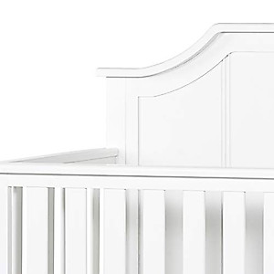 Child Craft Rylan 4-in-1 Convertible Baby Crib, Matte White