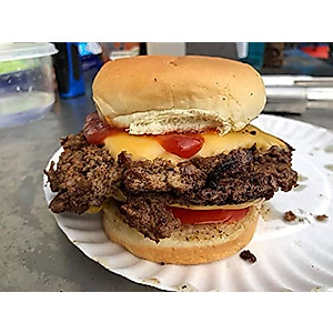 LavaLock Flat top Griddle Grate for UDS 55 Gallon Drum Smokers Grill Plate Also fits Weber Smokey Mountain WSM and Kettle Thick Steel with Handles